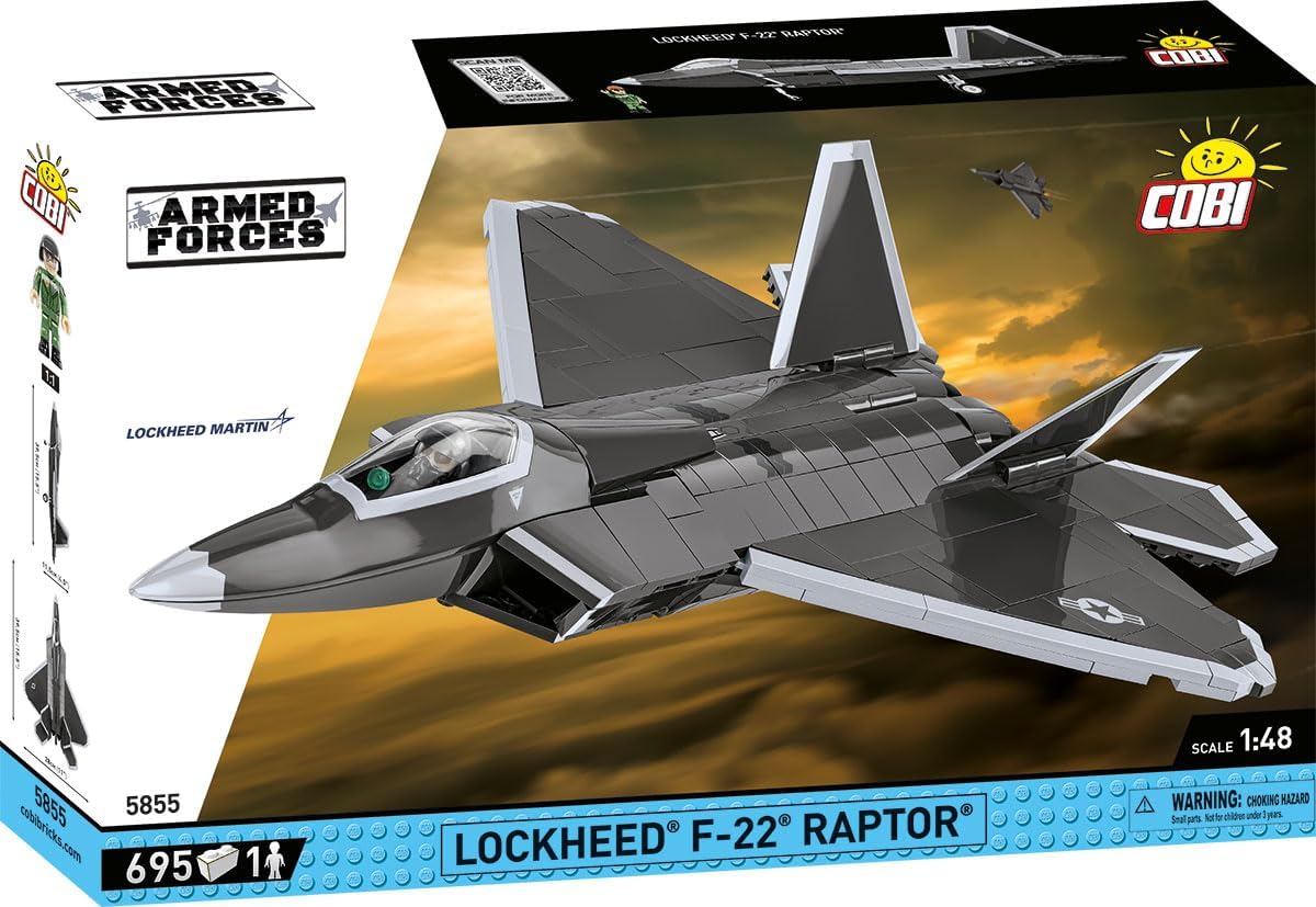COBI Armed Forces Lockheed F-22 Raptor – Five K Ltd.